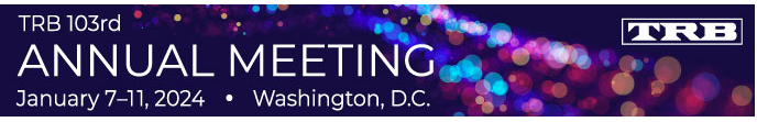 Transportation Research Board (TRB) 103rd Annual Meeting ...